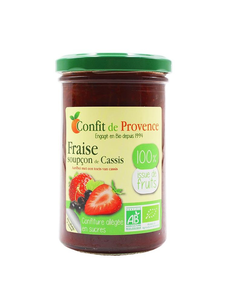 Compota Morango c/Groselha 100% Confit Provence BIO 290g