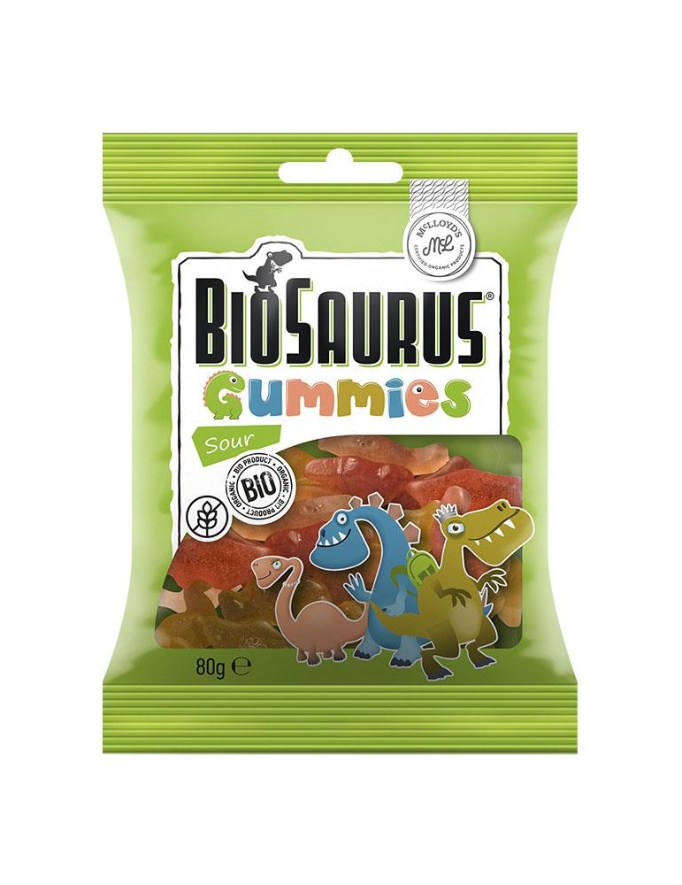 Gomas Ácidas Biosaurus BIO Mclloyd´s 80g